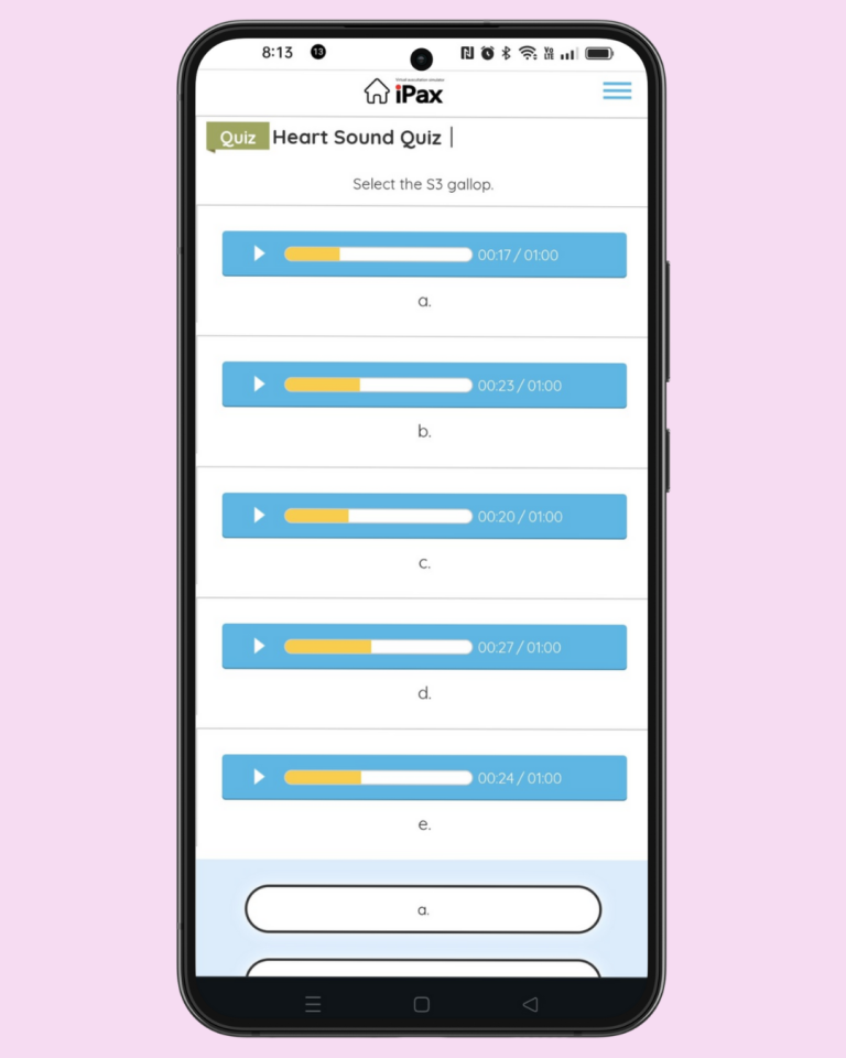 June 27: Today’s quiz is on extra heart sounds. Listen to the five ...